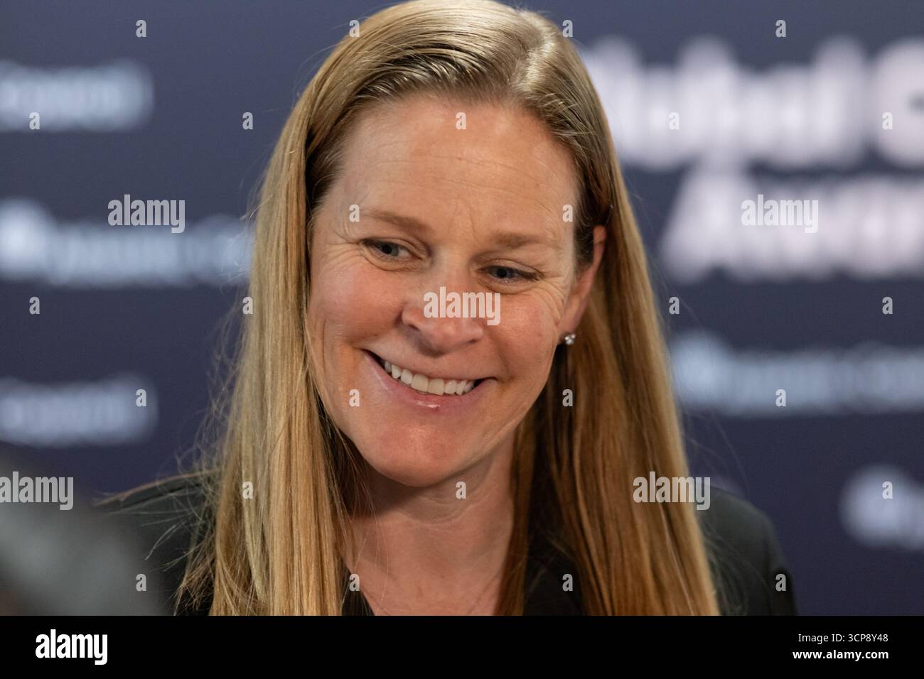 President of the U.S. Soccer Federation, Cindy Parlow Cone, arrives at ...