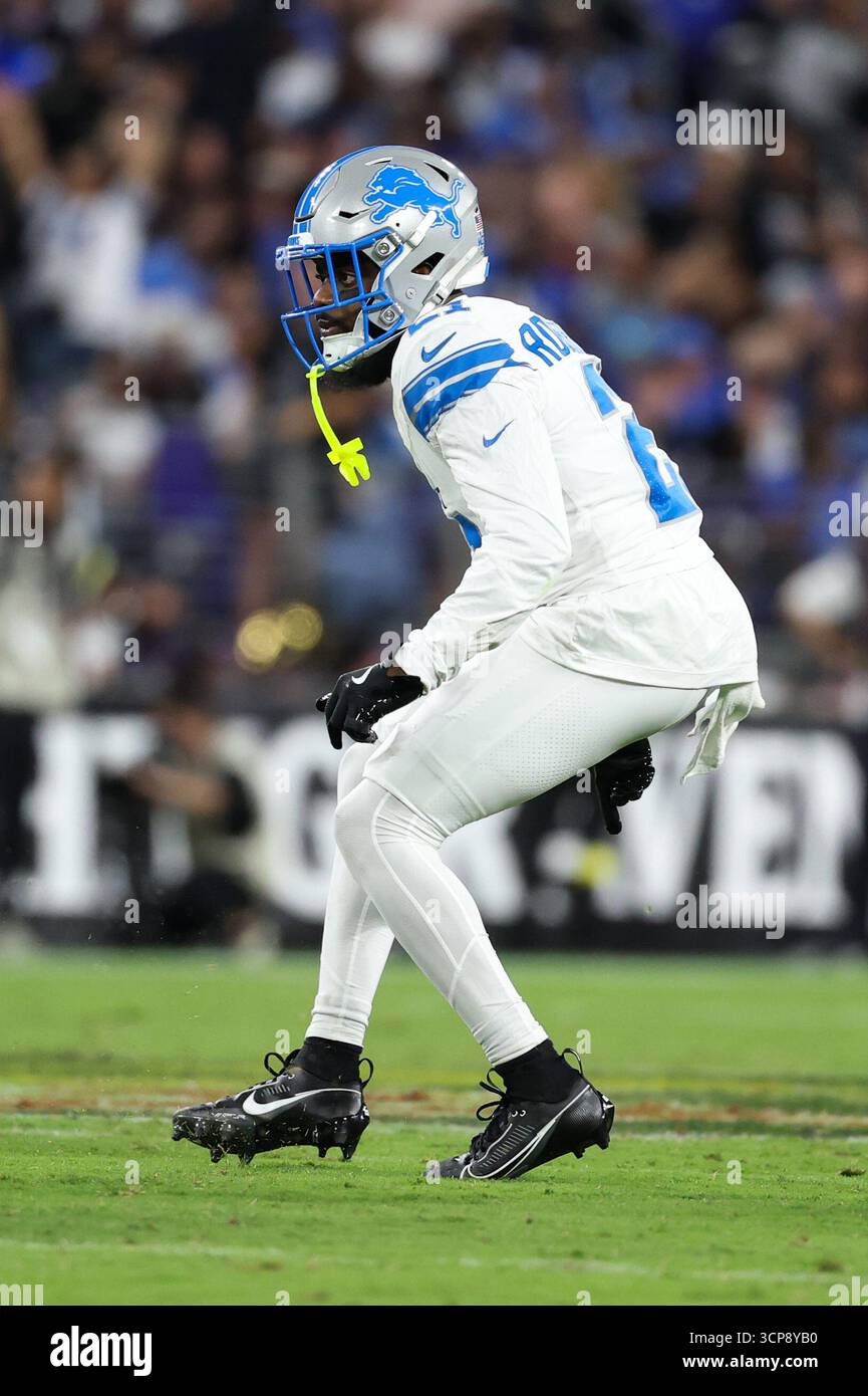 Detroit Lions cornerback Amik Robertson in action during the second ...