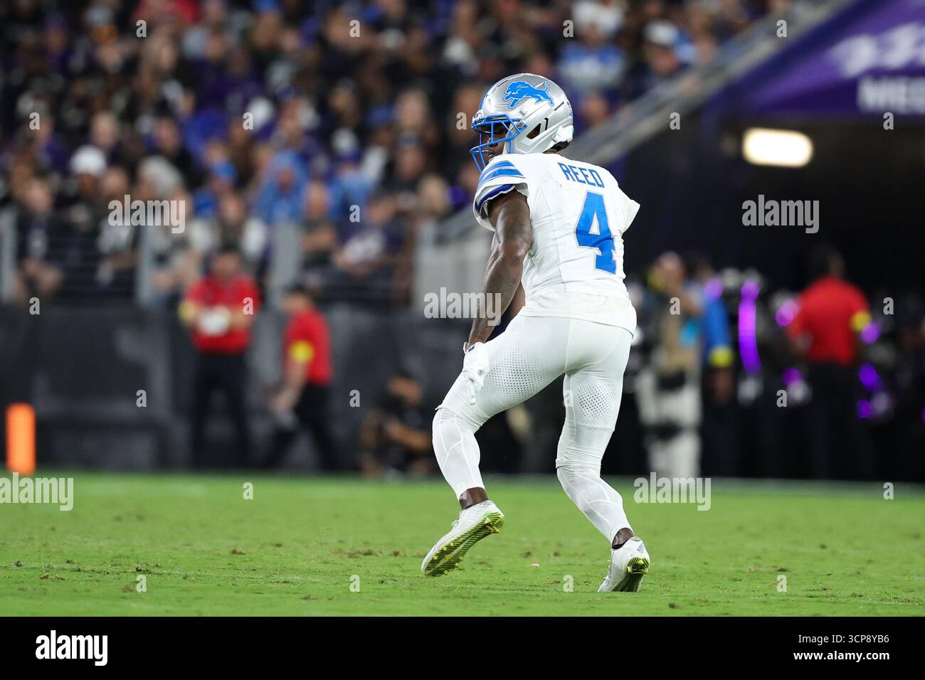 Detroit Lions cornerback DJ. Reed (4) in action during the second half ...