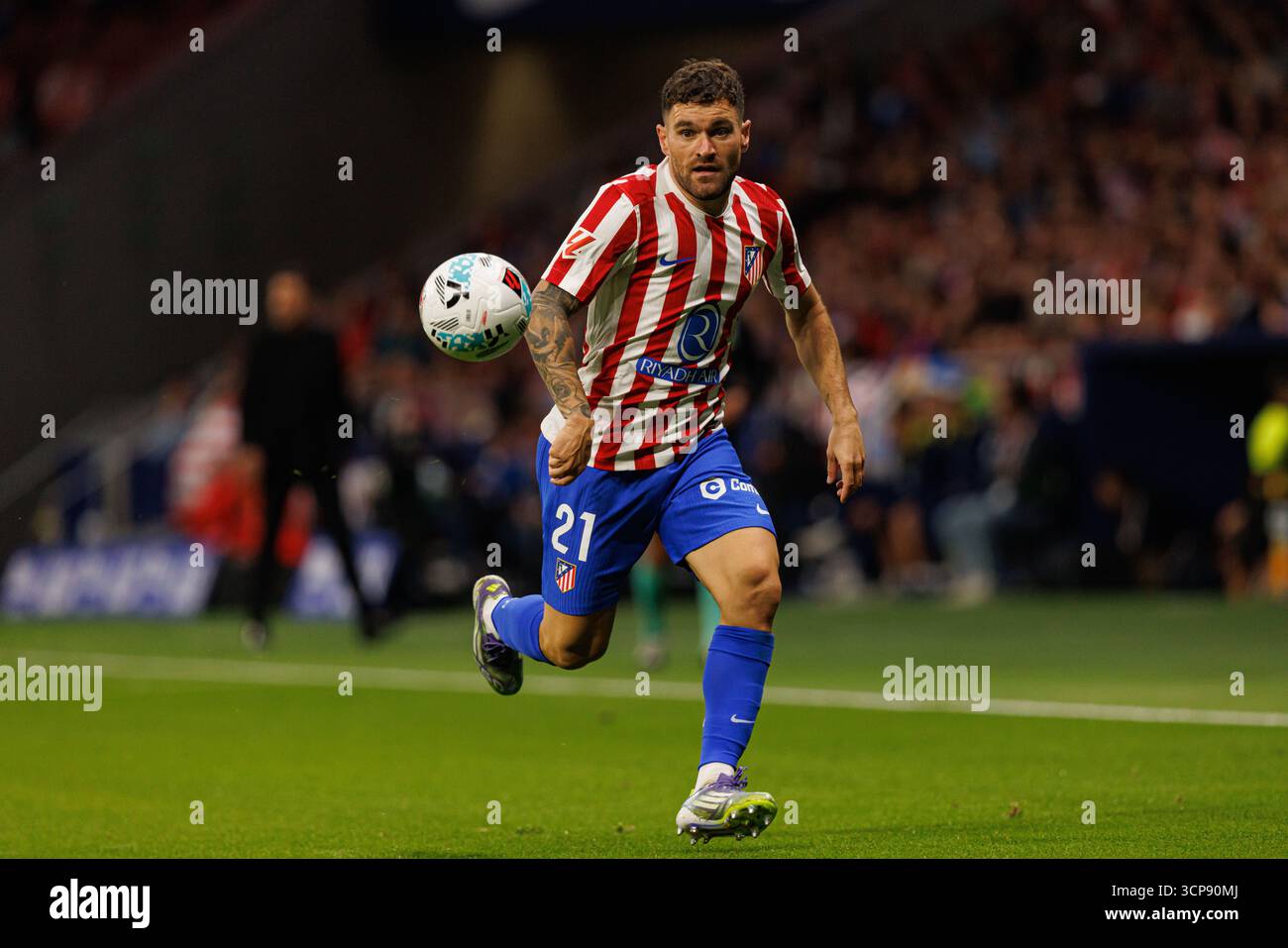 Madrid, Spain. 25th Sep 2025. Javi Galan (Atletico de Madrid) seen ...