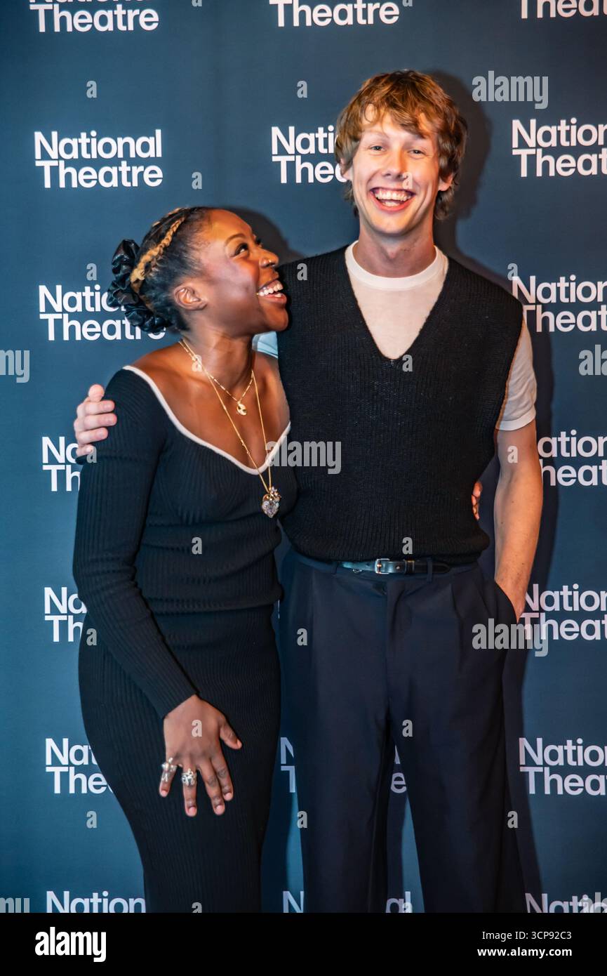 London, United Kingdom. 24th September 2025. Ronke Adekoluejo and Josh ...