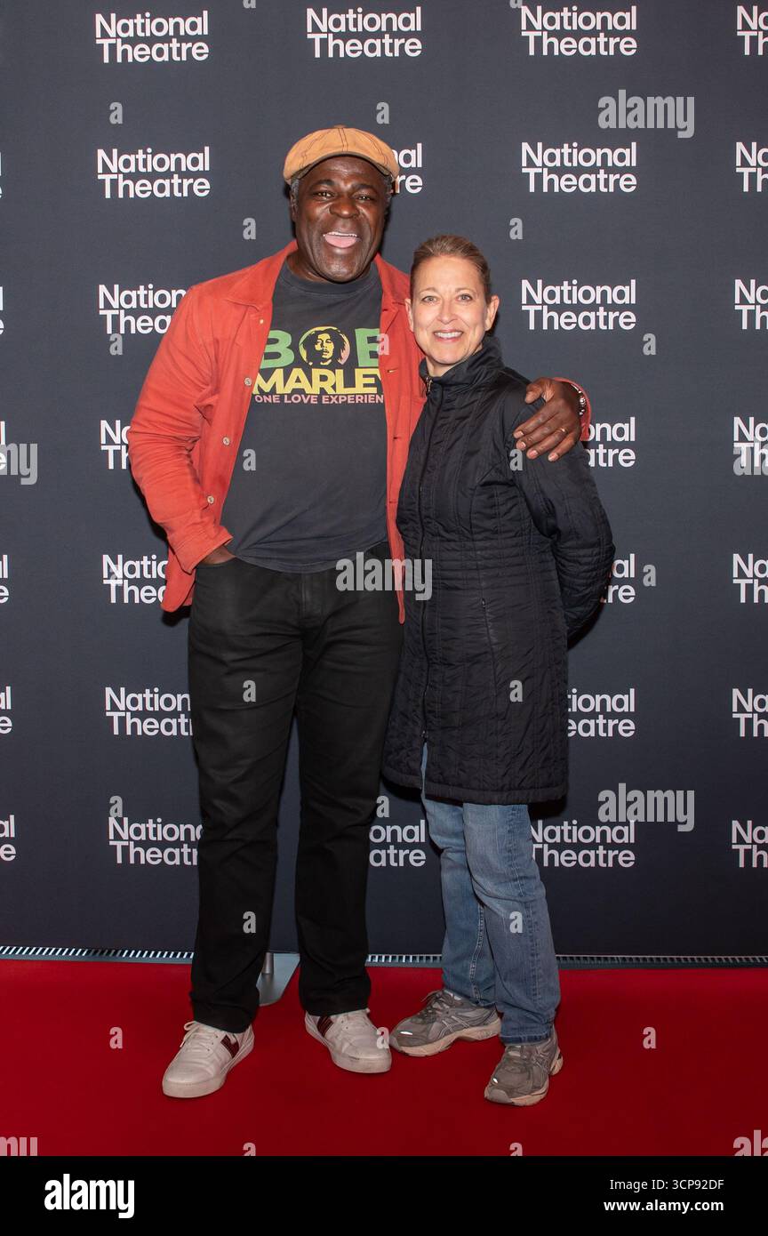 London, United Kingdom. 24th September 2025. Danny Sapani and Nicola ...