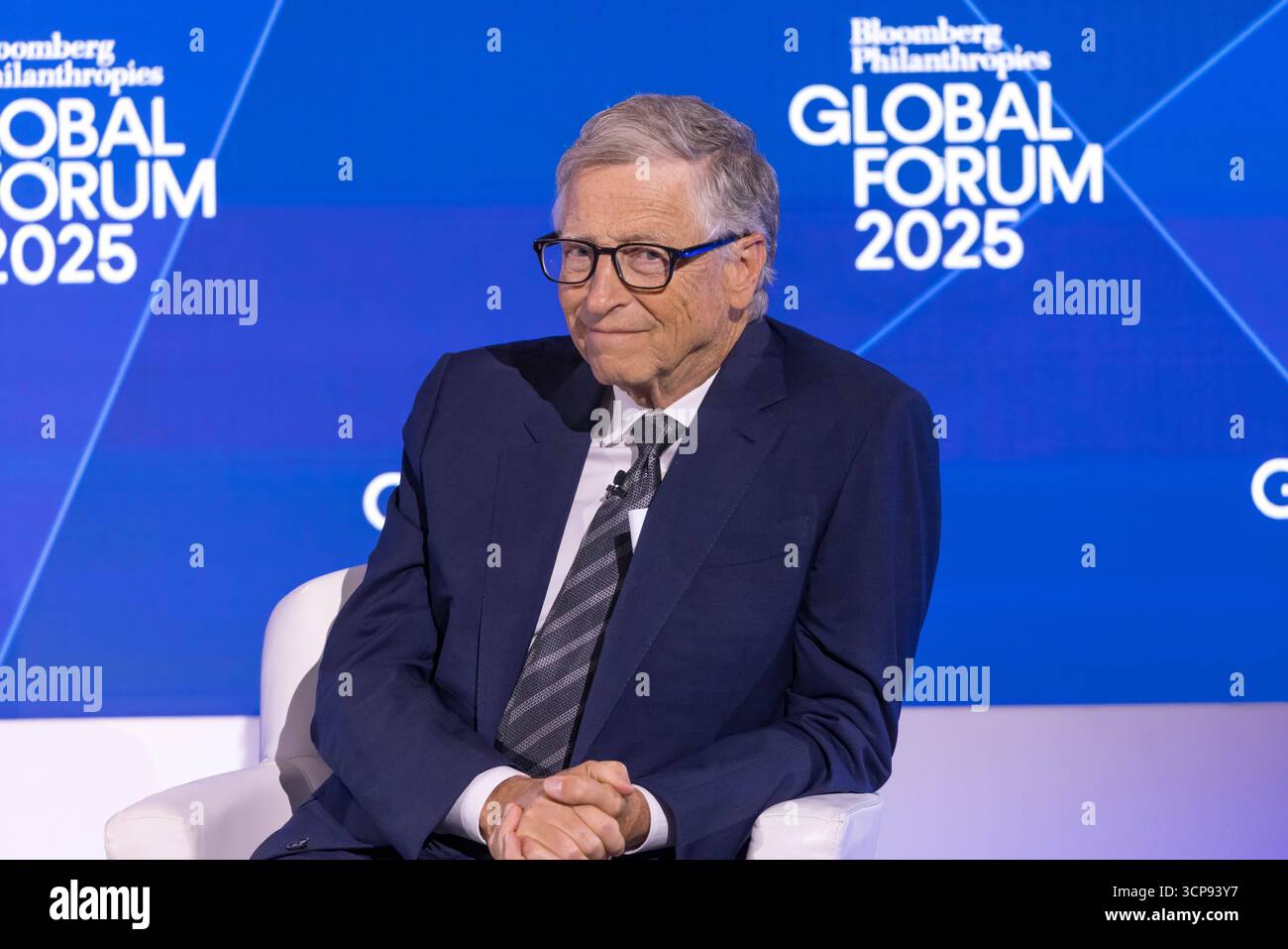 Bloomberg Philanthropies Global Forum 2025 Bill Gates speaks onstage at ...