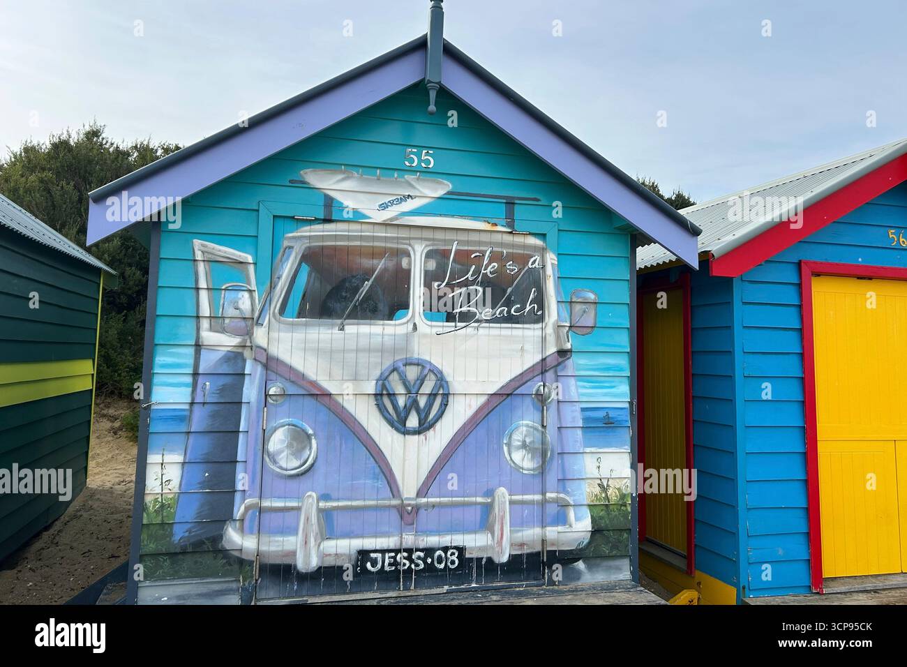 A bathing box at Brighton Beach in Melbourne, Australia, Monday, June 2 ...