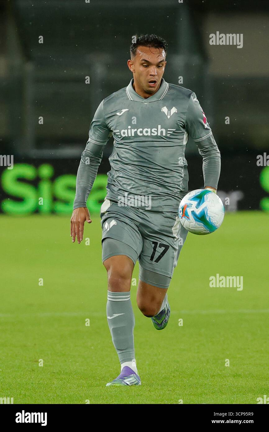 Giovane Santana do Nascimento of Hellas Verona seen in action during ...