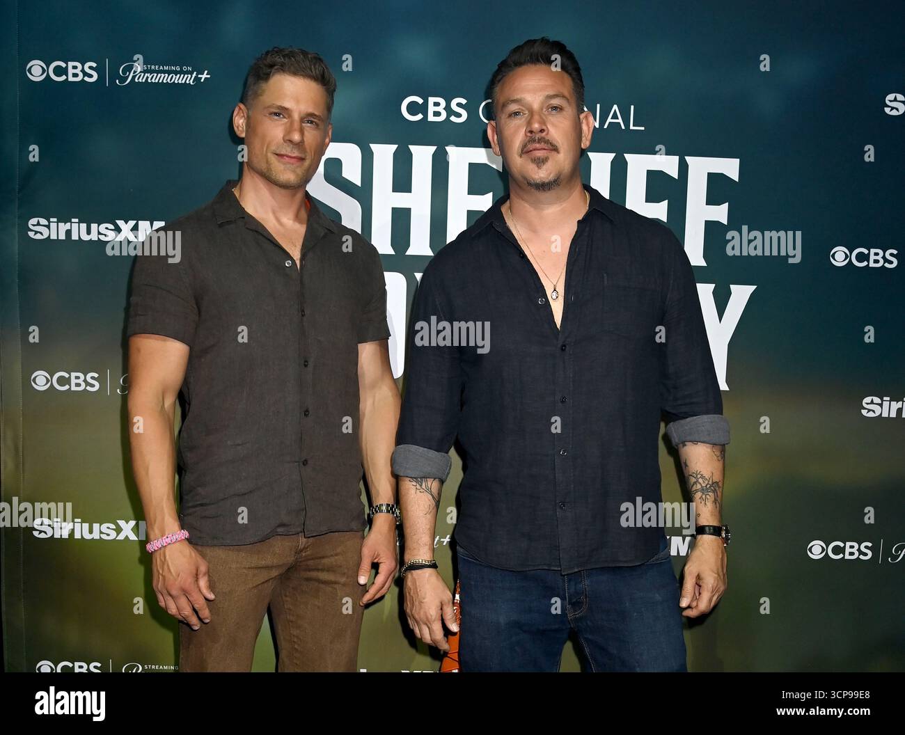 Matthew Lauria and Kevin Alejandro at CBS’ Sheriff Country premiere ...