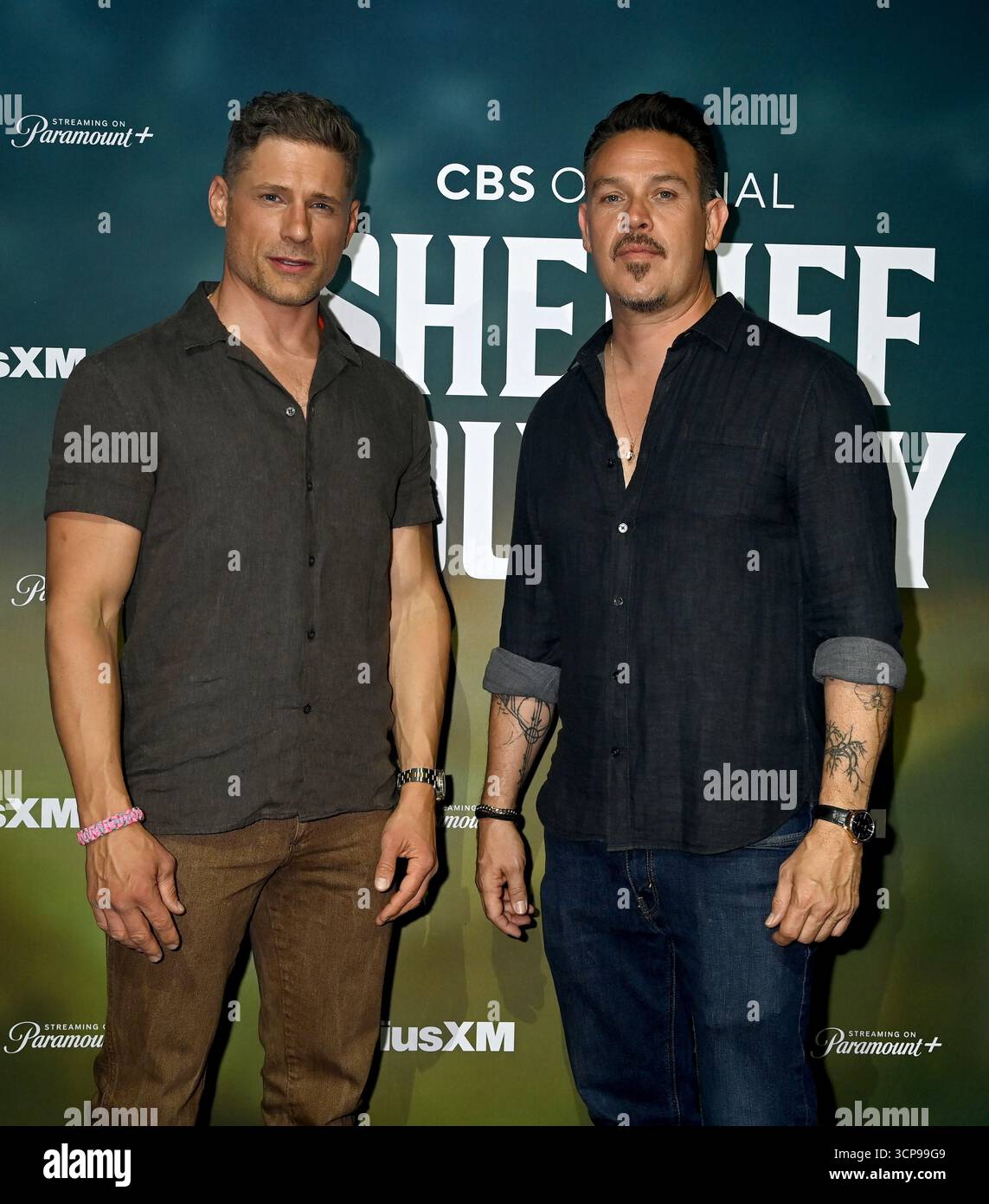 Matthew Lauria and Kevin Alejandro at CBS’ Sheriff Country premiere ...