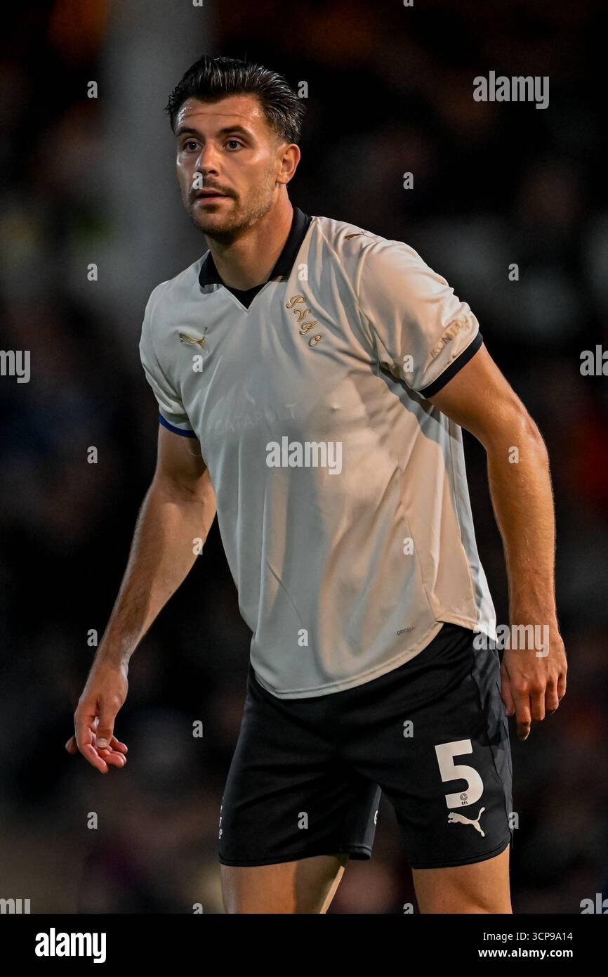 Connor Hall of Port Vale during the Carabao Cup Round 3 match Port Vale ...
