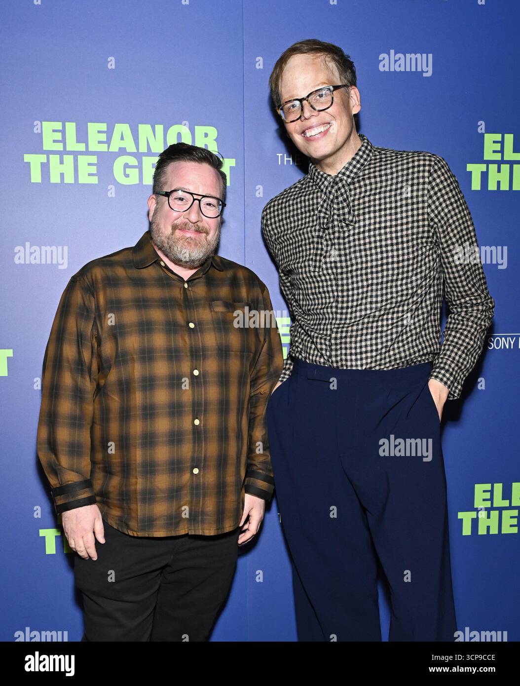 Michael Cyril Creighton, left, and Jeff Hiller attend the special ...