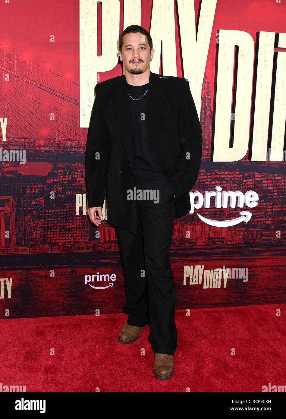 Chai Hansen attending Amazon's 'Play Dirty' World Premiere held at the ...