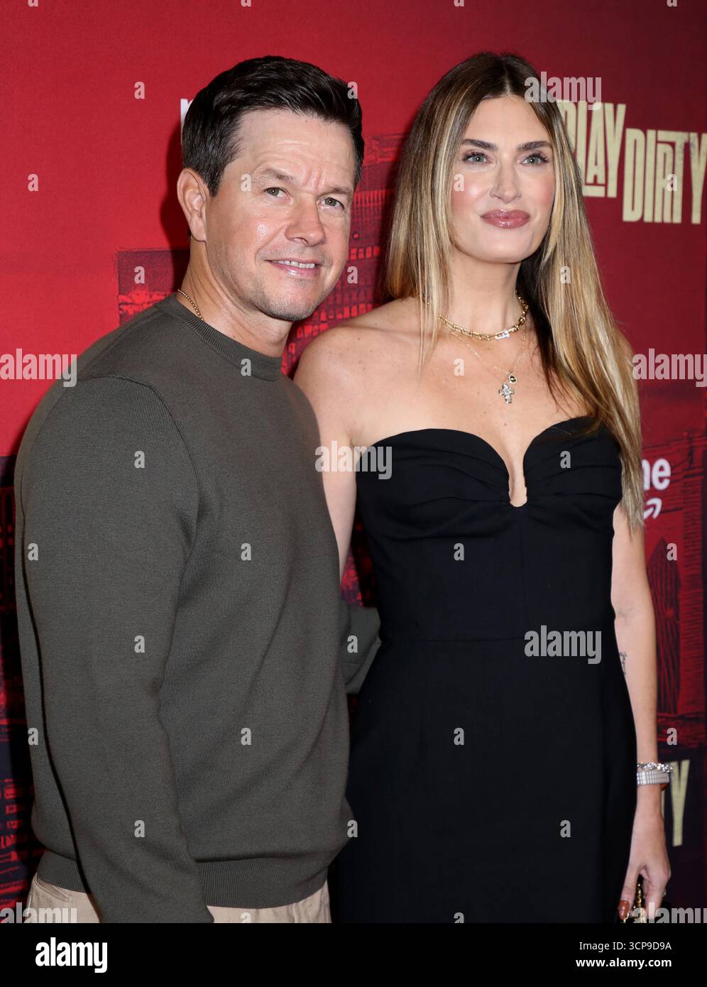 Mark Wahlberg and Rhea Durham attending Amazon's 'Play Dirty' World ...