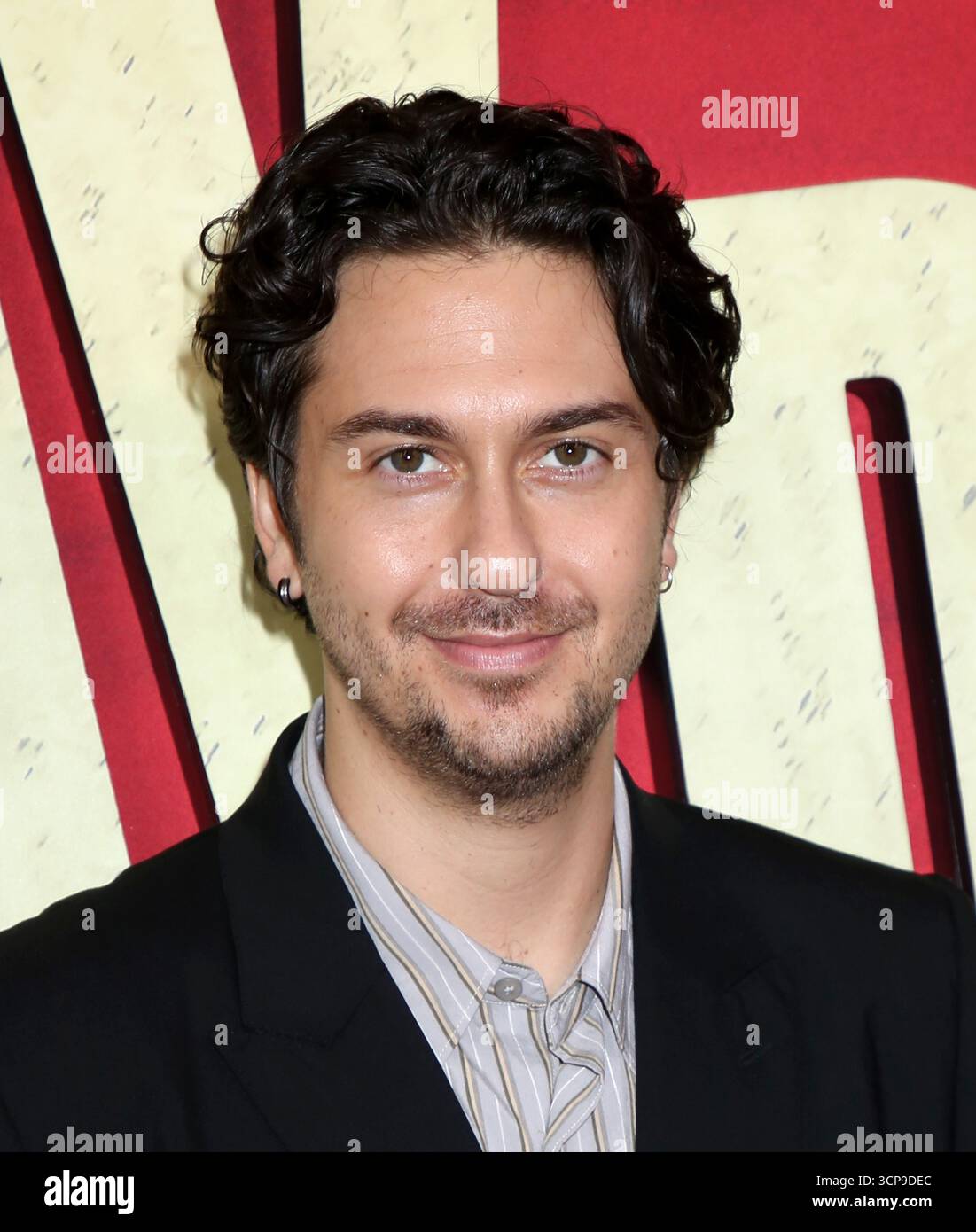 Nat Wolff attending Amazon's 'Play Dirty' World Premiere held at the SVA Theater on September 24 ...