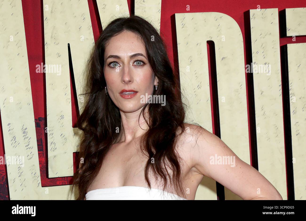 Claire Lovering attending Amazon's 'Play Dirty' World Premiere held at the SVA Theater on ...