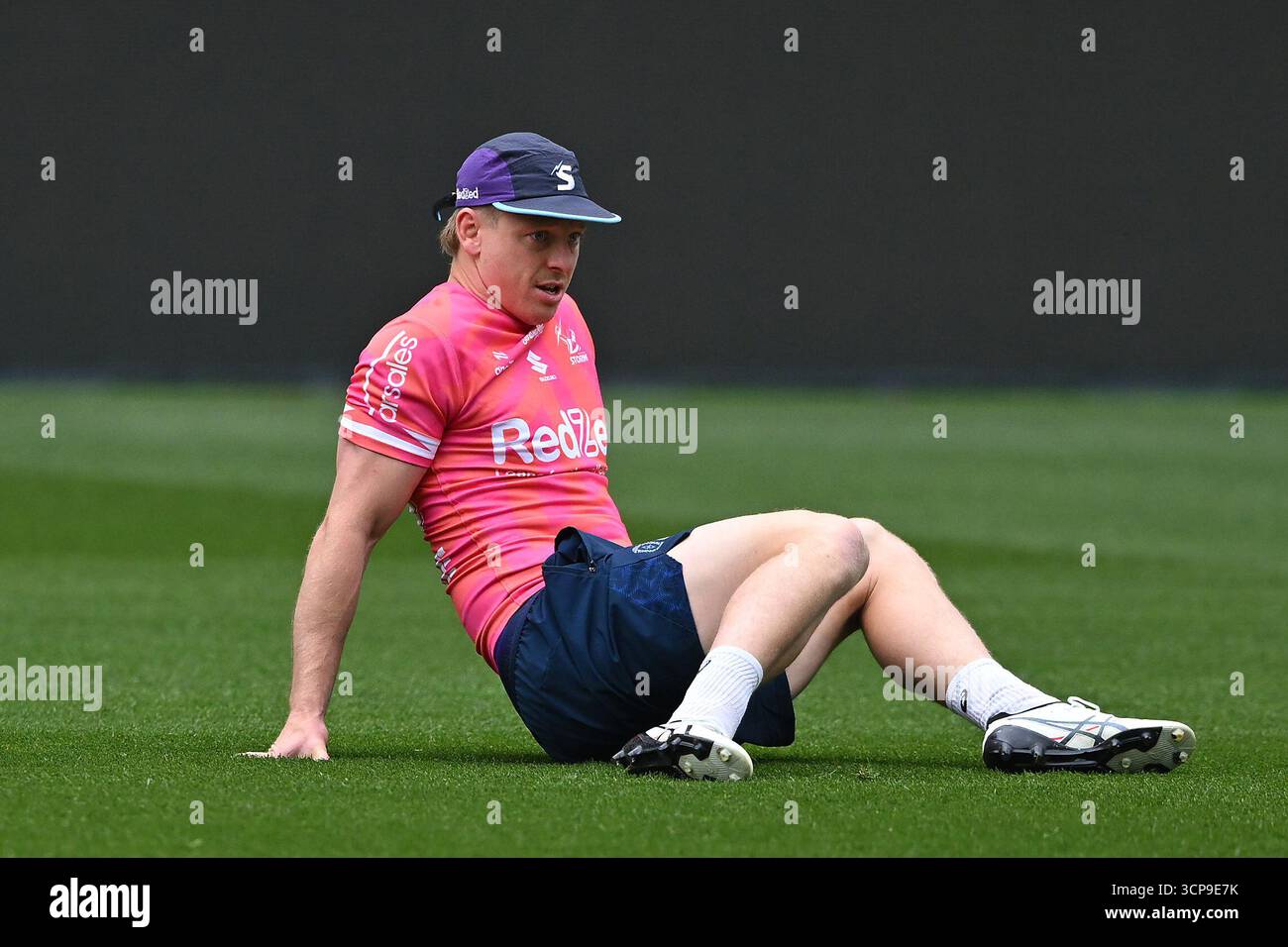 Tyran Wishart of the Storm warms up during the Melbourne Storm’s ...
