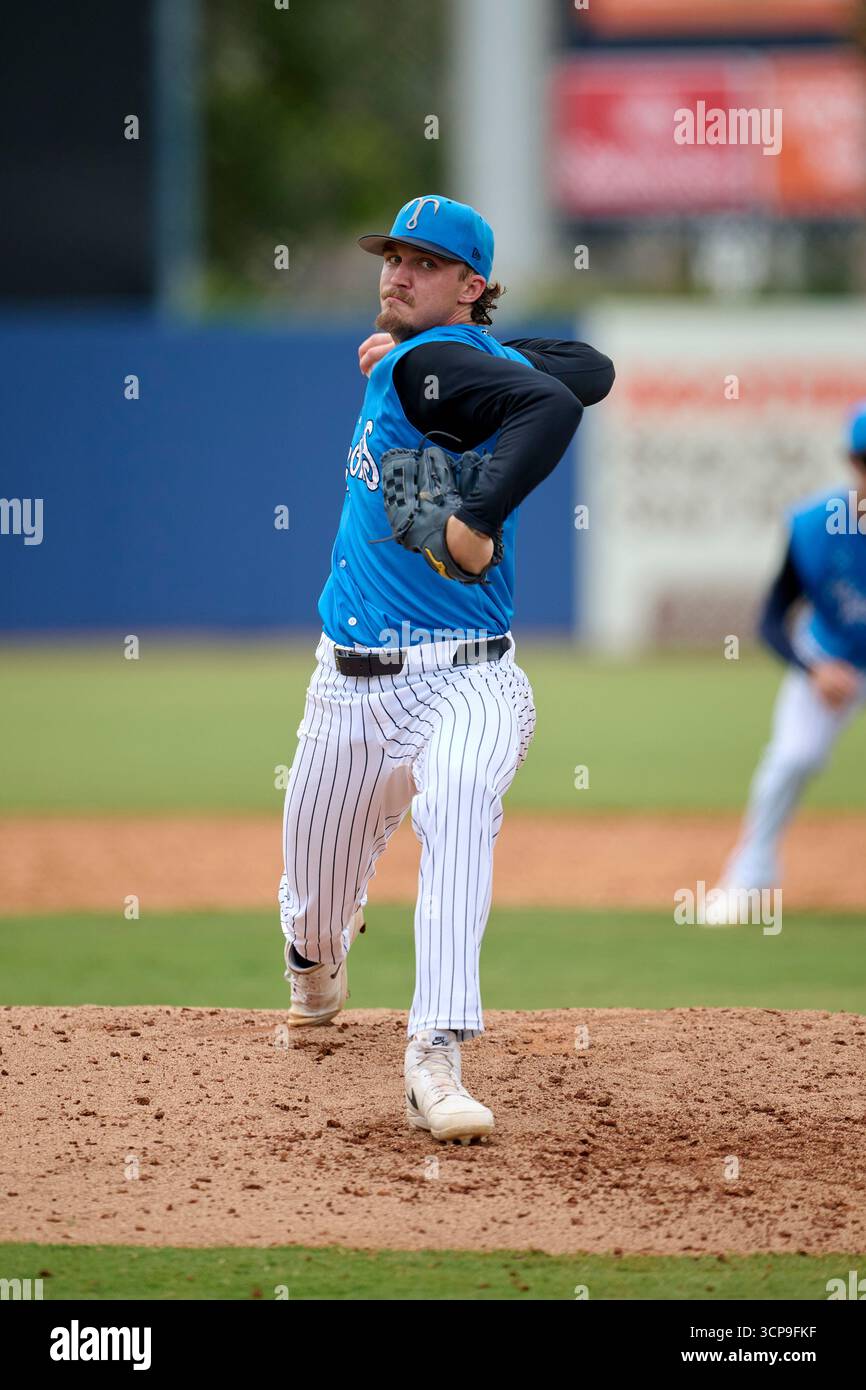 Tampa Tarpons pitcher Jackson Fristoe (31) during an MiLB Florida State ...
