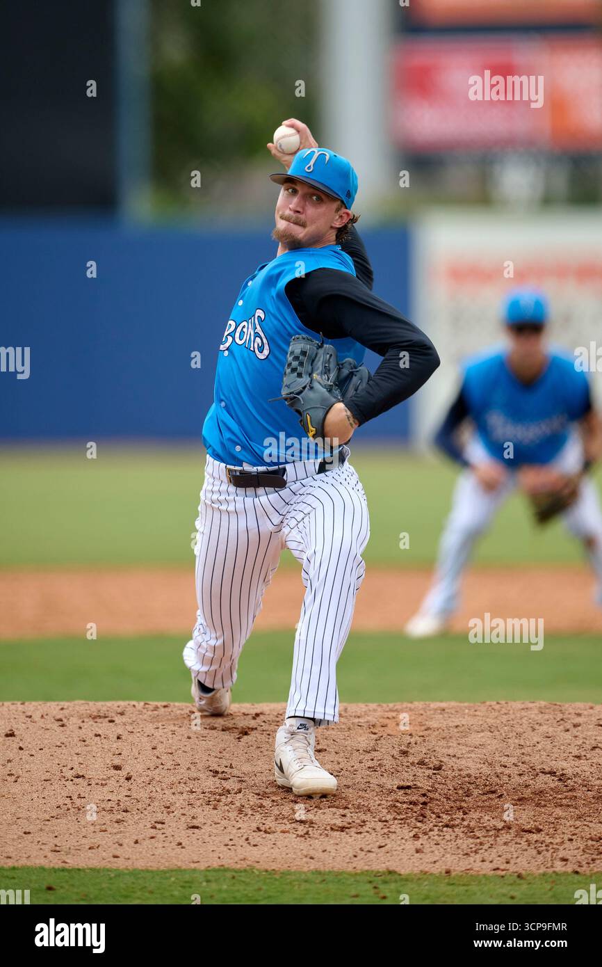 Tampa Tarpons pitcher Jackson Fristoe (31) during an MiLB Florida State ...