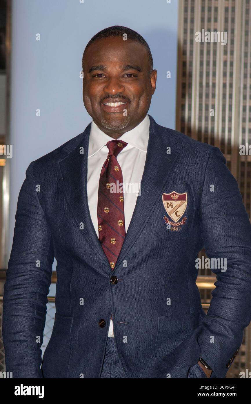 September 24, 2025, New York, New York, USA: RASHAUN WILLIAMS visits ...