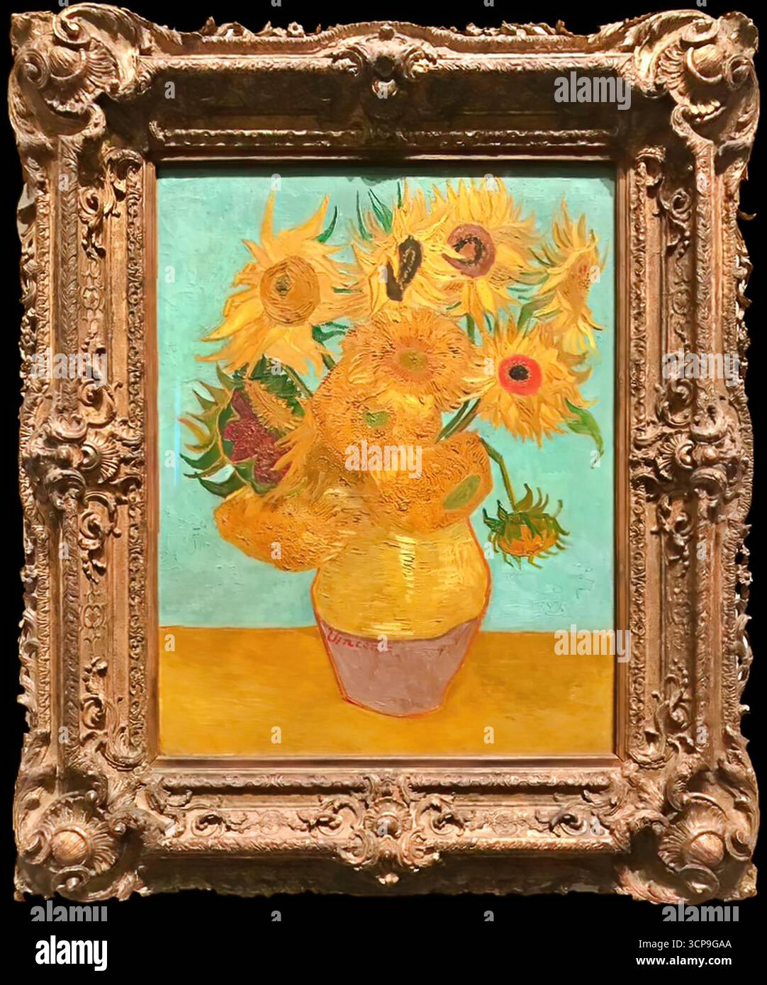 Sunflowers van gogh tokyo Stock Vector Images - Alamy