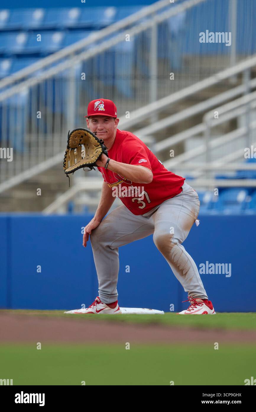 Palm Beach Cardinals first baseman Jack Gurevitch (37) during an MiLB ...