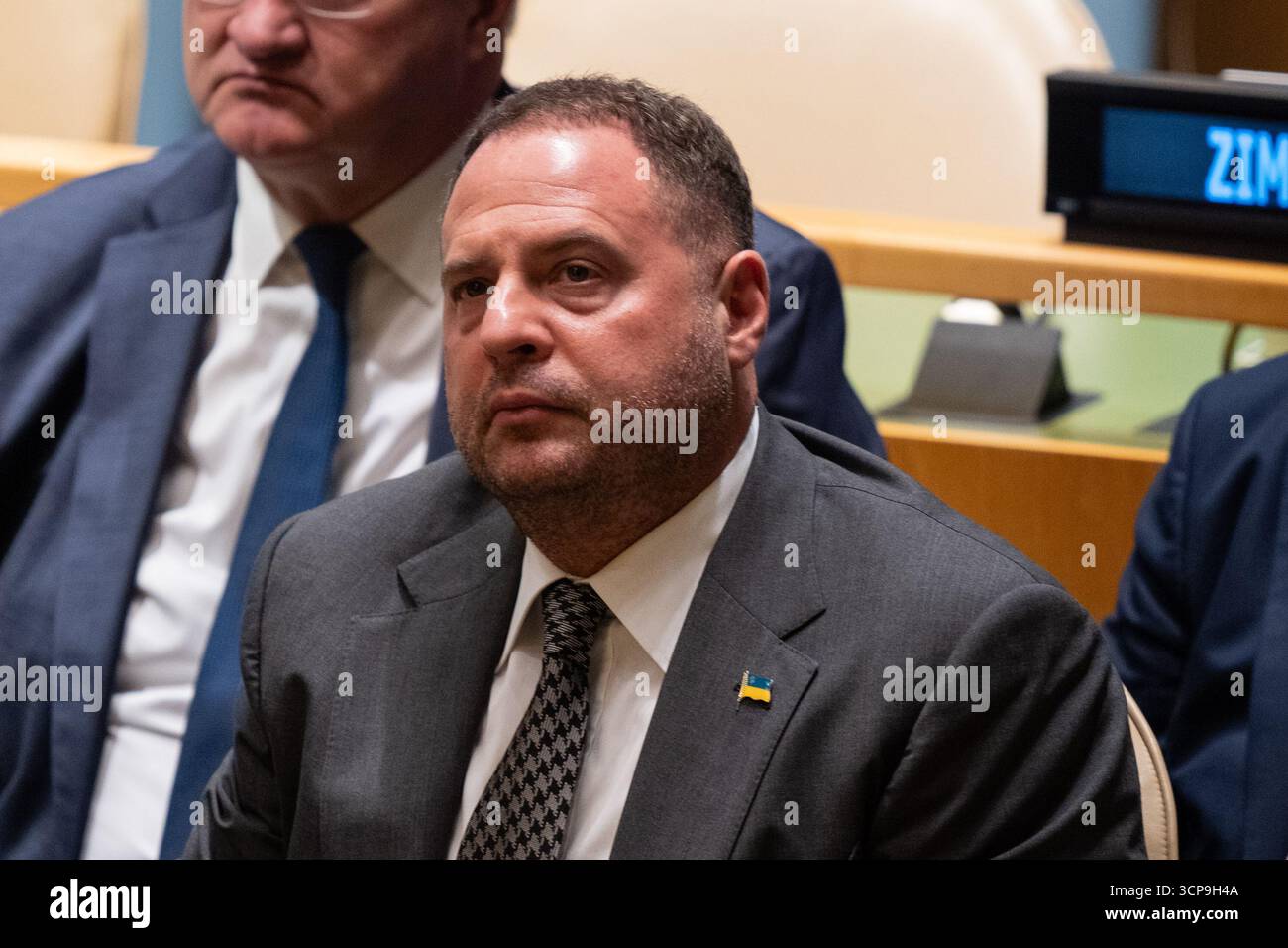 Head of the Office of the President of Ukraine Andrii Yermak attends as ...