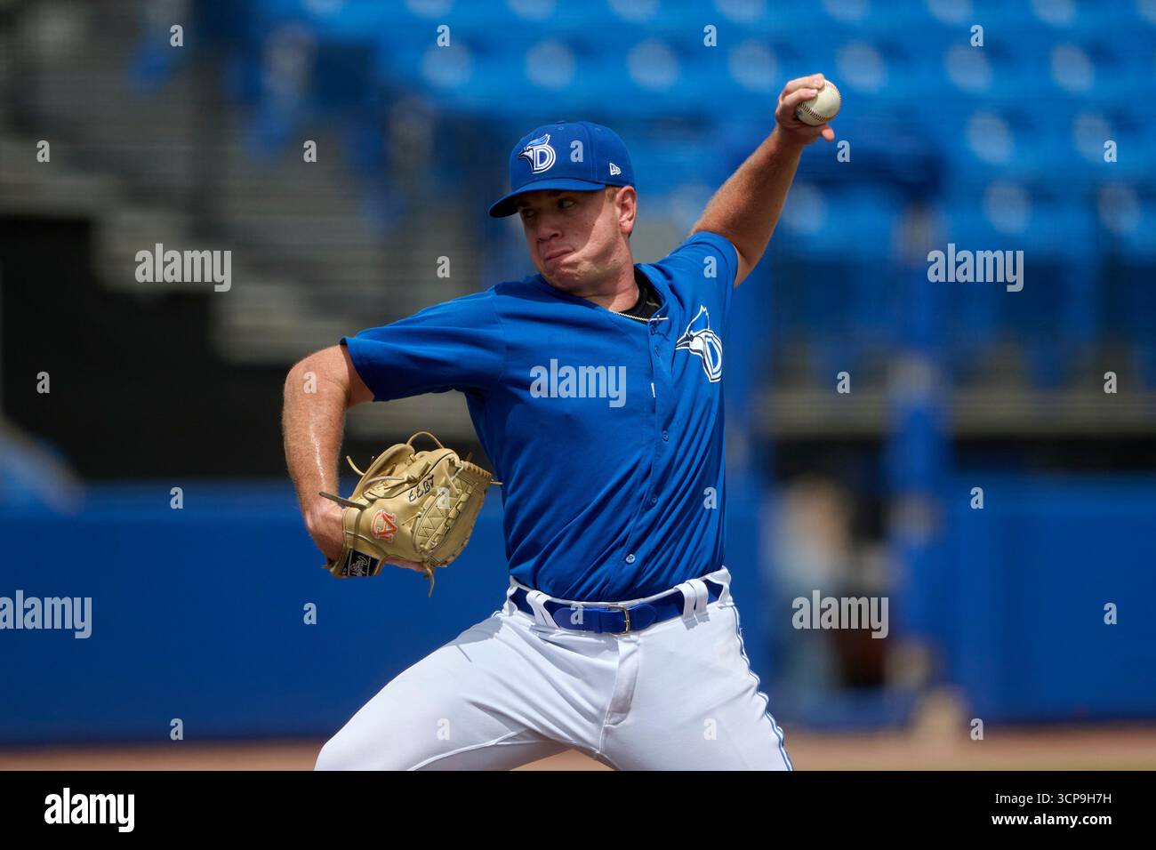 Dunedin Blue Jays pitcher Carson Myers (26) during an MiLB Florida ...