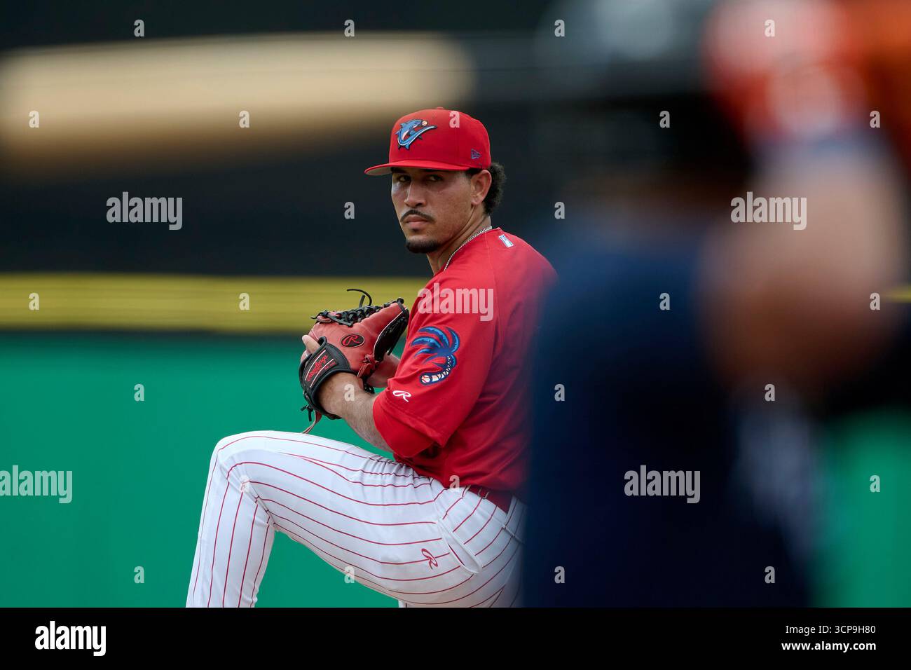 Clearwater Threshers pitcher Josbel Garcia (54) during an MiLB Florida ...