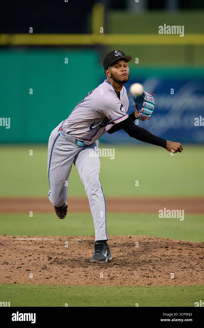 Jupiter Hammerheads pitcher Walin Castillo (22) during an MiLB Florida ...