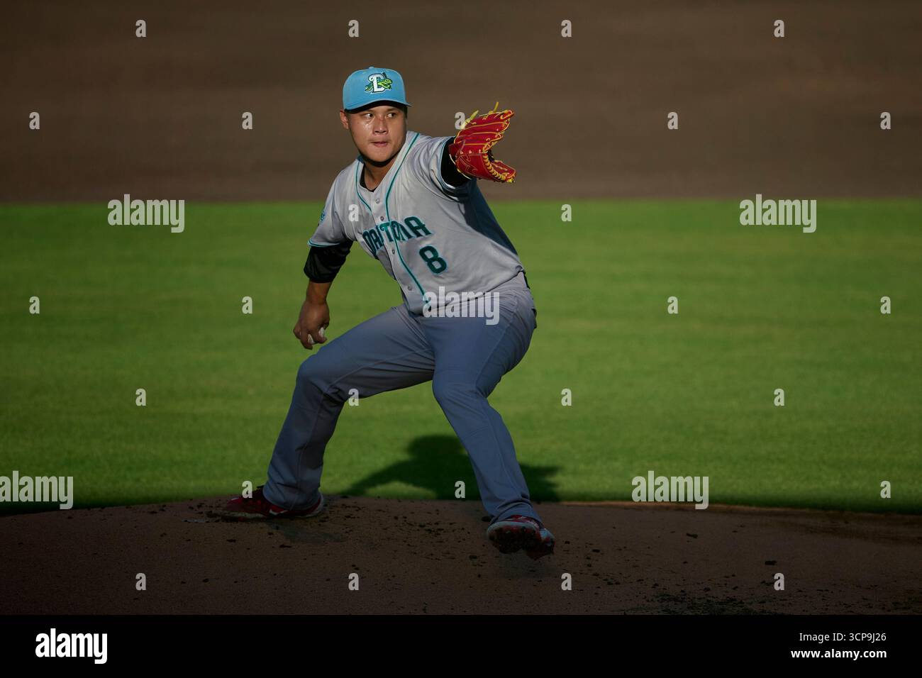 Daytona Tortugas pitcher Sheng-En Lin (8) during an MiLB Florida State ...