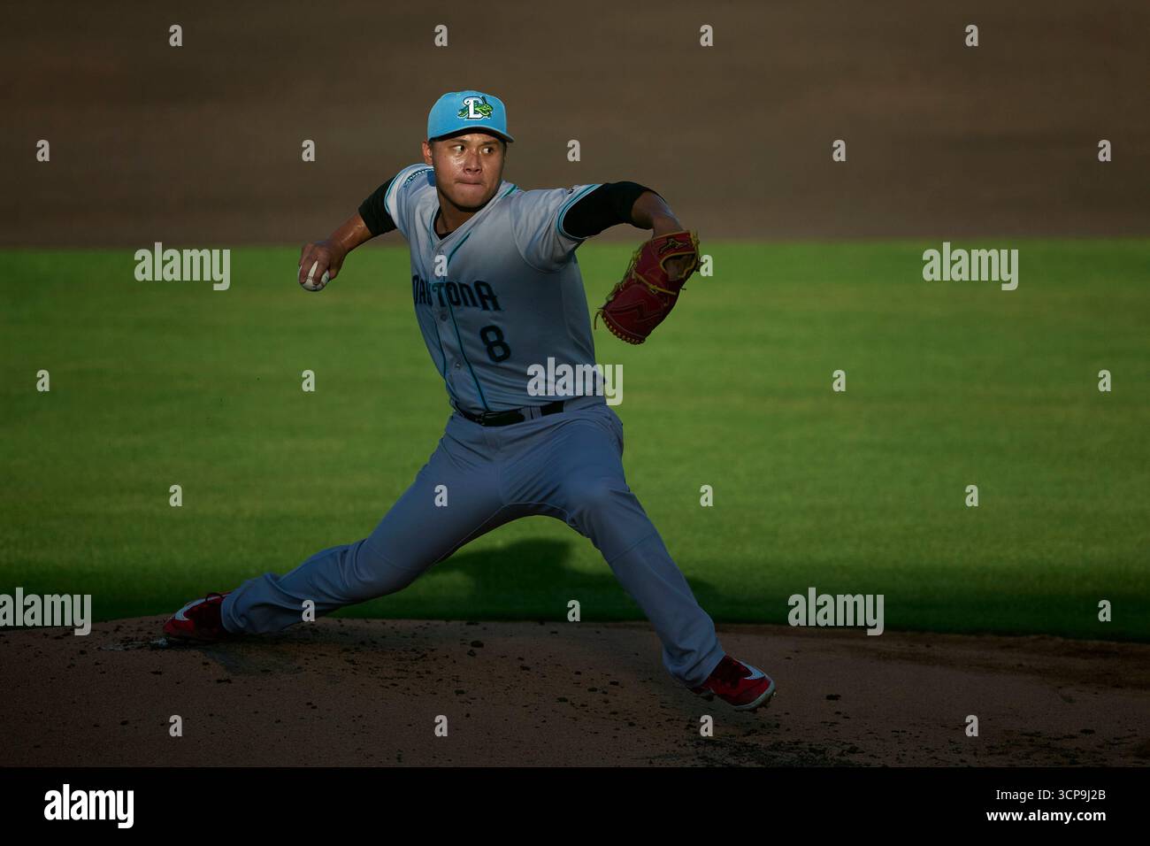 Daytona Tortugas pitcher Sheng-En Lin (8) during an MiLB Florida State ...