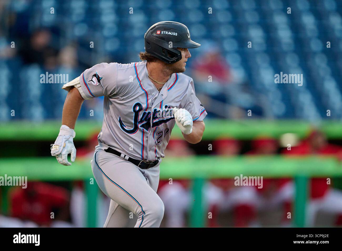 Jupiter Hammerheads Max Williams (20) running the bases during an MiLB ...