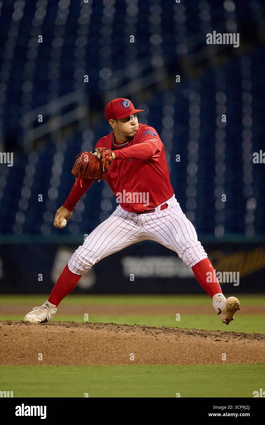 Clearwater Threshers pitcher Danyony Pulido (31) during an MiLB Florida ...