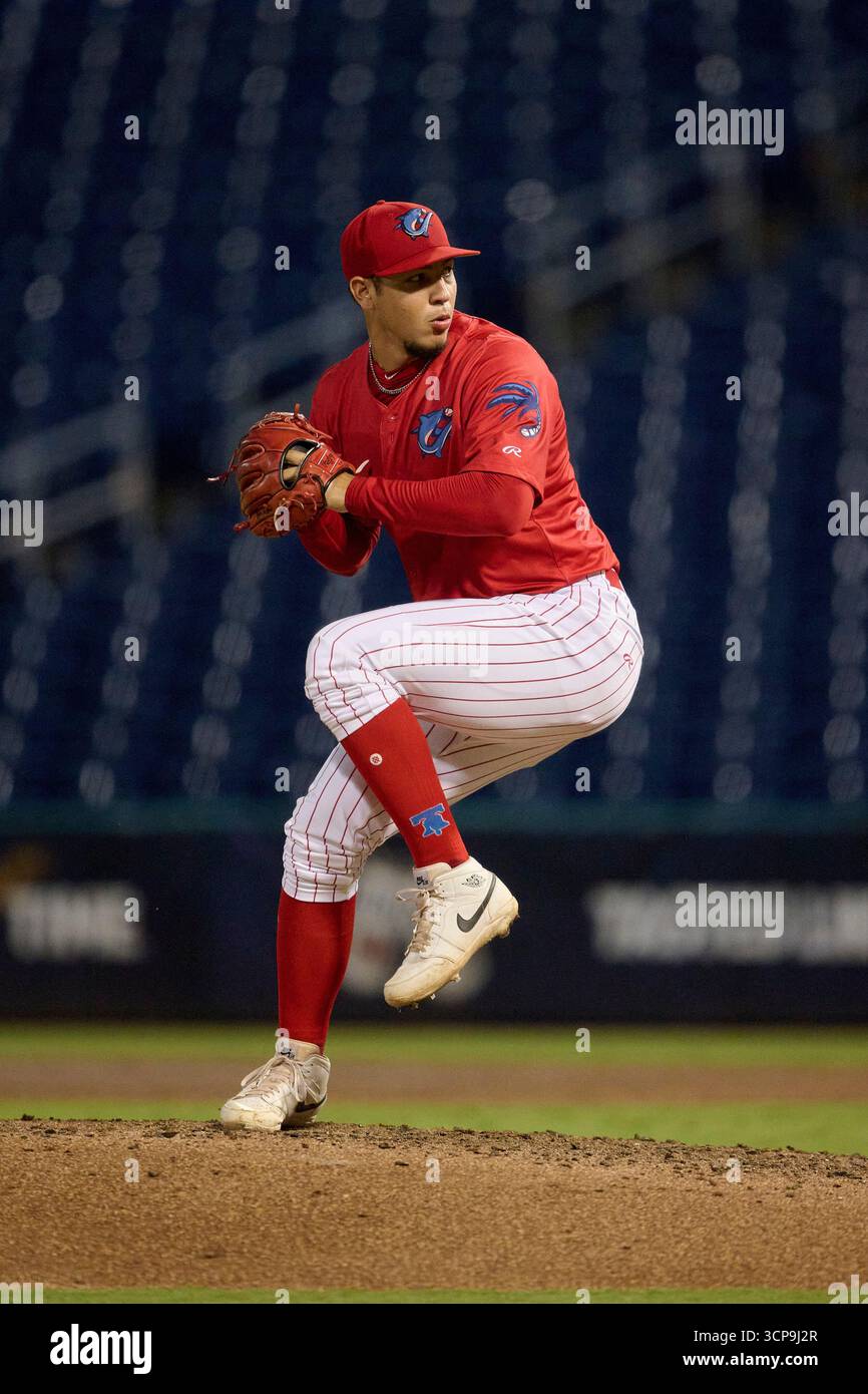Clearwater Threshers pitcher Danyony Pulido (31) during an MiLB Florida ...
