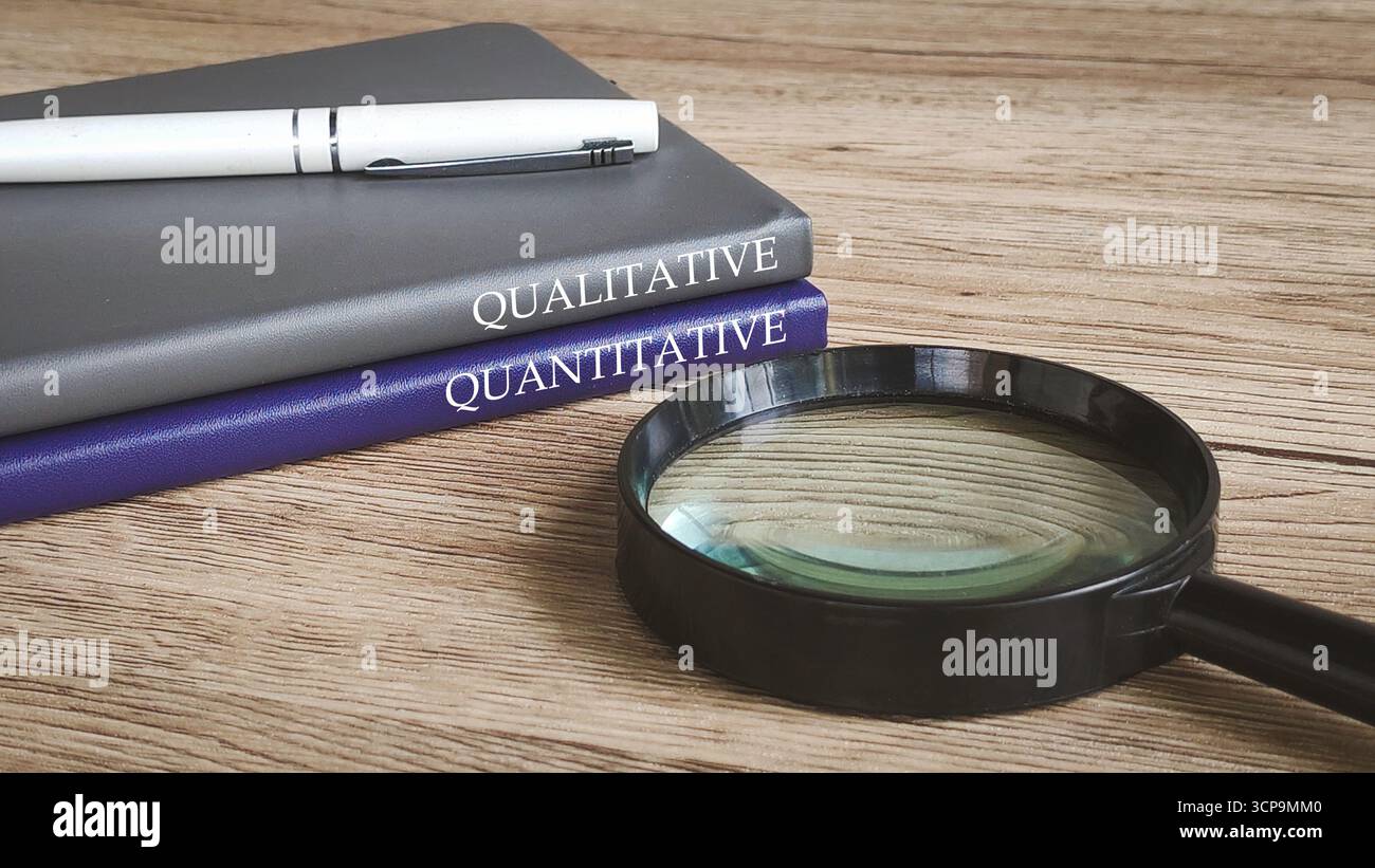 Market qualitative quantitative assessment hi-res stock photography and ...