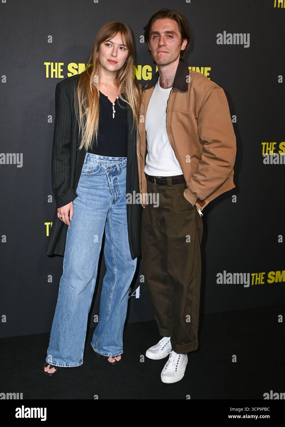 Hanako Footman and Jack Farthing attends "The Smashing Machine" UK ...