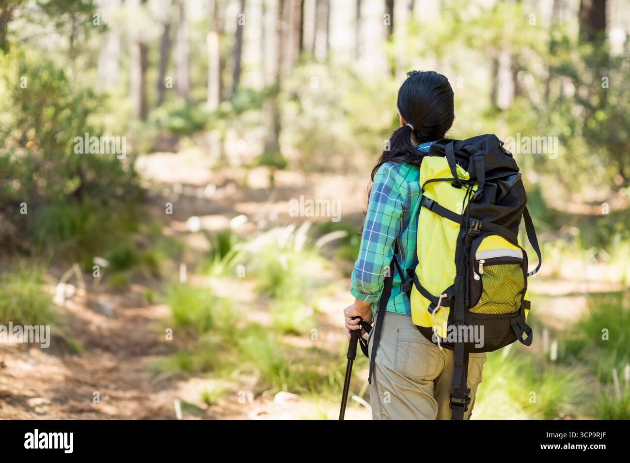 Woman in black shirt khaki hi-res stock photography and images - Alamy