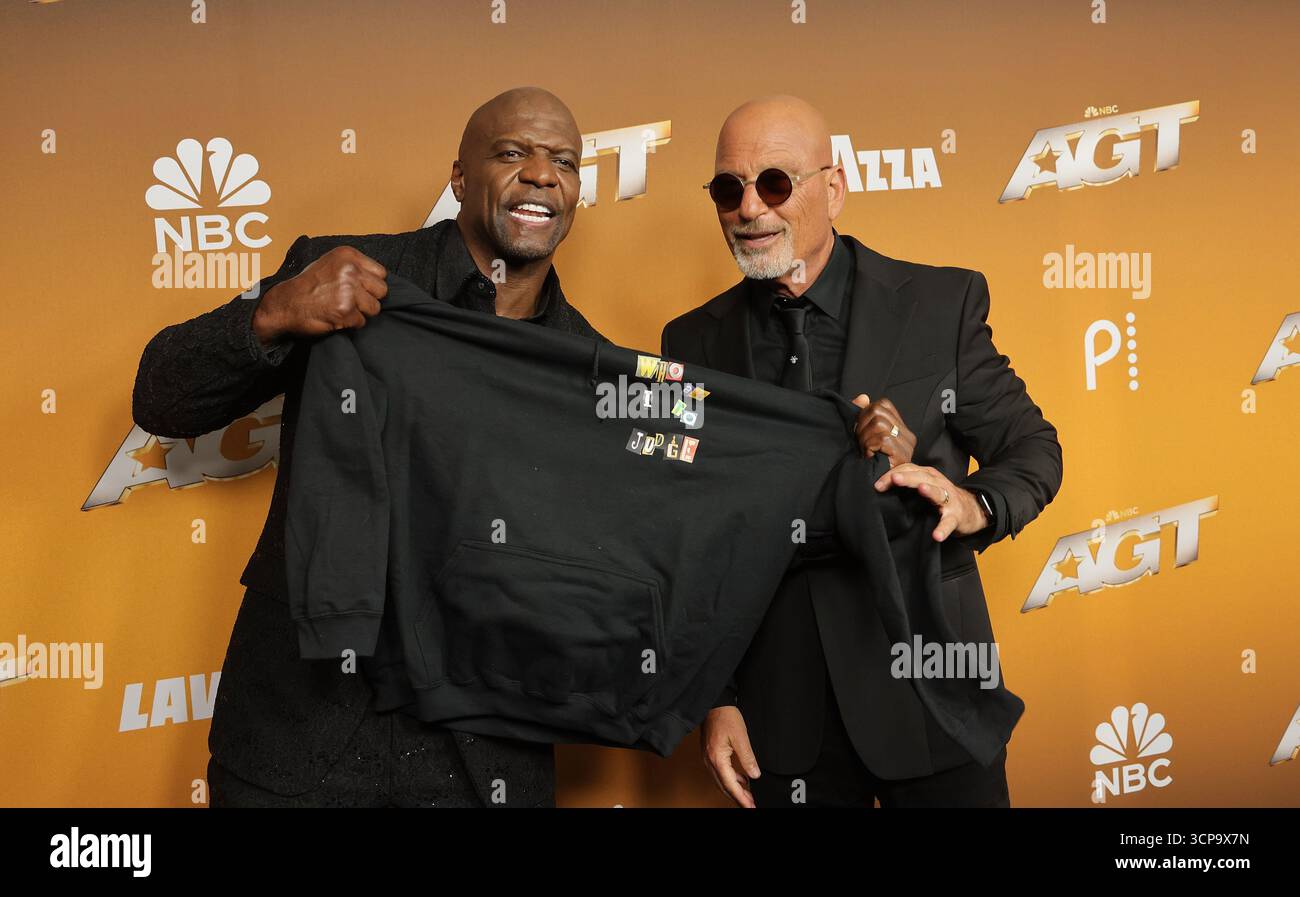 Terry Crews, Howie Mandel attend the "America's Got Talent" Season 20 ...