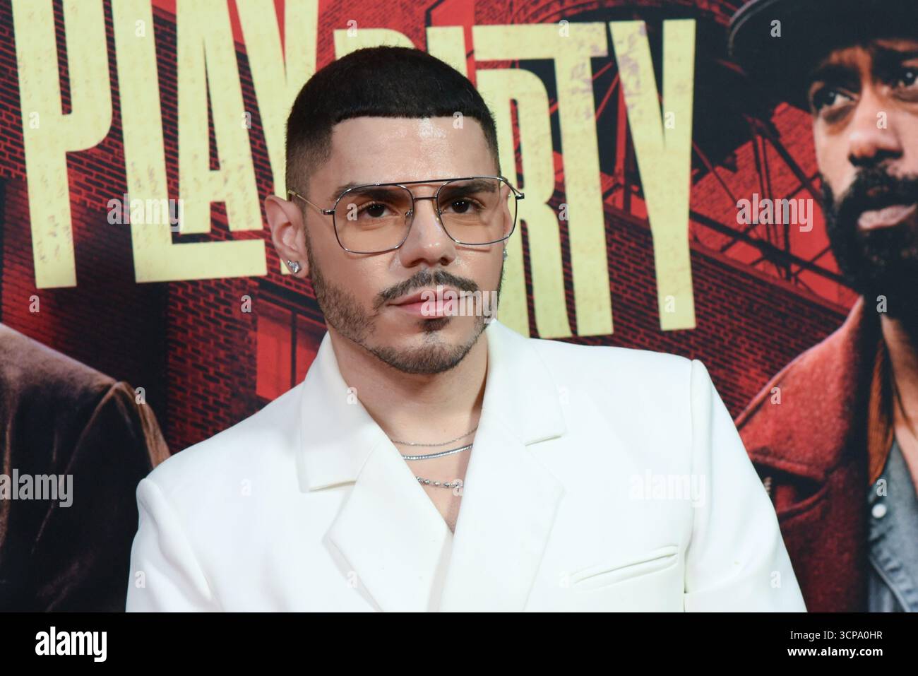 Maximo Beras-Gocio attends the "Play Dirty" World Premiere at SVA Theater in New York, NY on ...