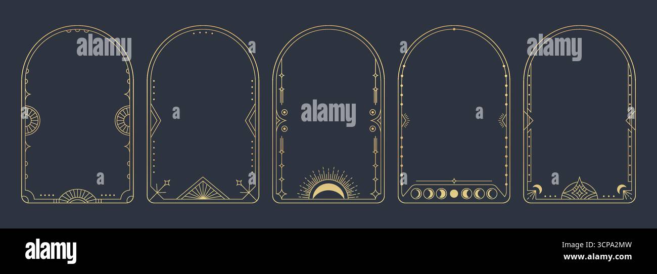 Moon phases arch hi-res stock photography and images - Alamy
