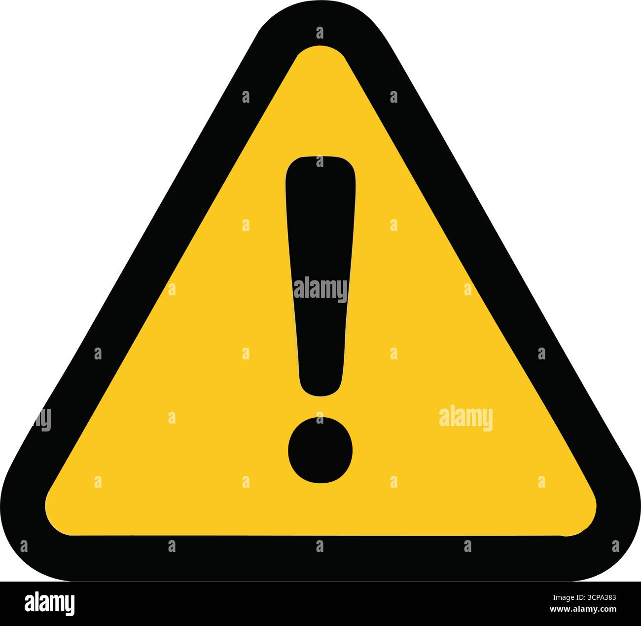 Icon featuring yellow exclamation hi-res stock photography and images ...