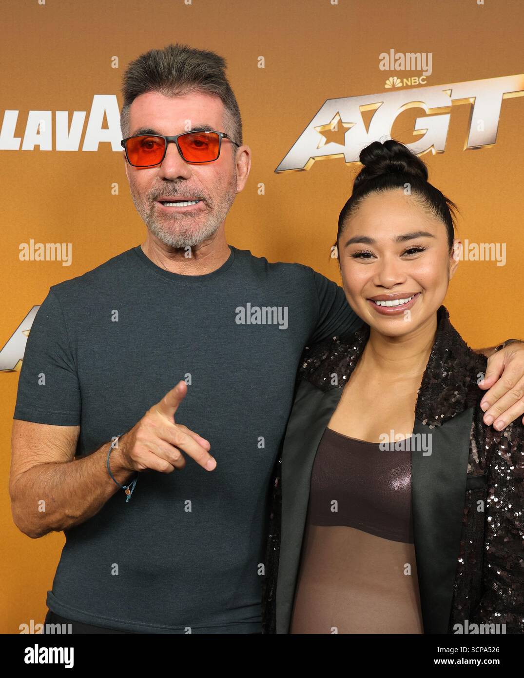 24 September 2025 . Pasadena, California - Simon Cowell, Jessica ...