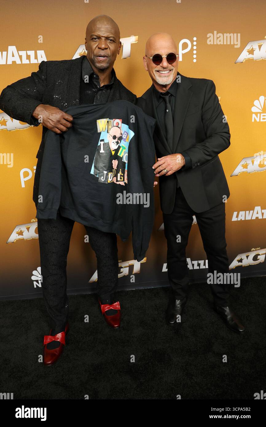 Pasadena, California, USA. 24th Sep, 2025. Terry Crews, Howie Mandel At ...