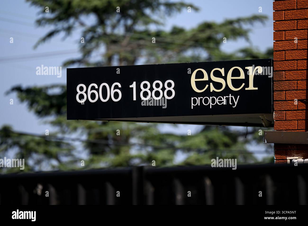 Sydney, Australia. 25th Sep, 2025. Signage is seen of Eser Property ...