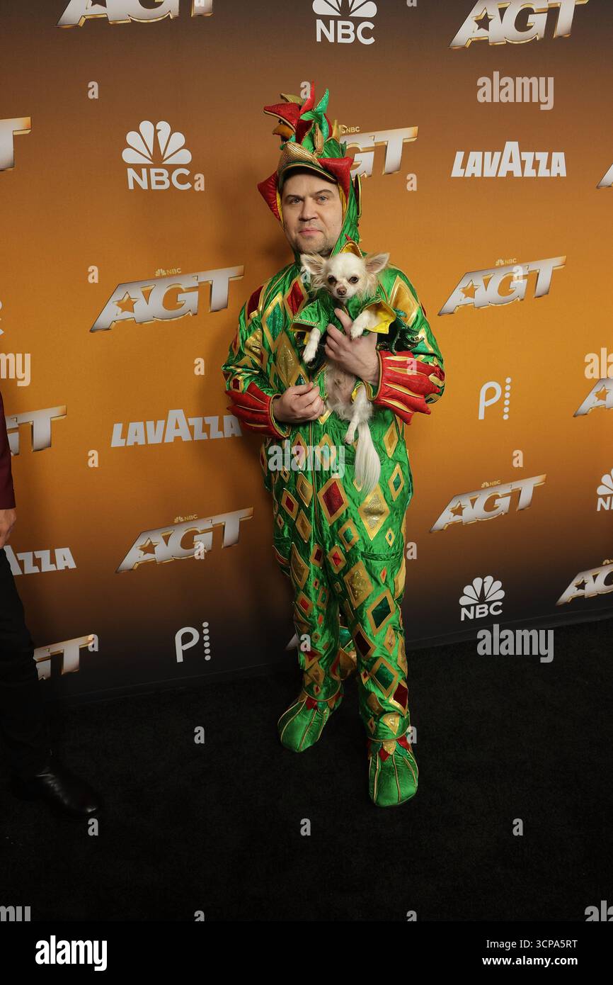 Piff the Magic Dragon attends the "America's Got Talent" Season 20 Winner's red carpet at Hotel ...