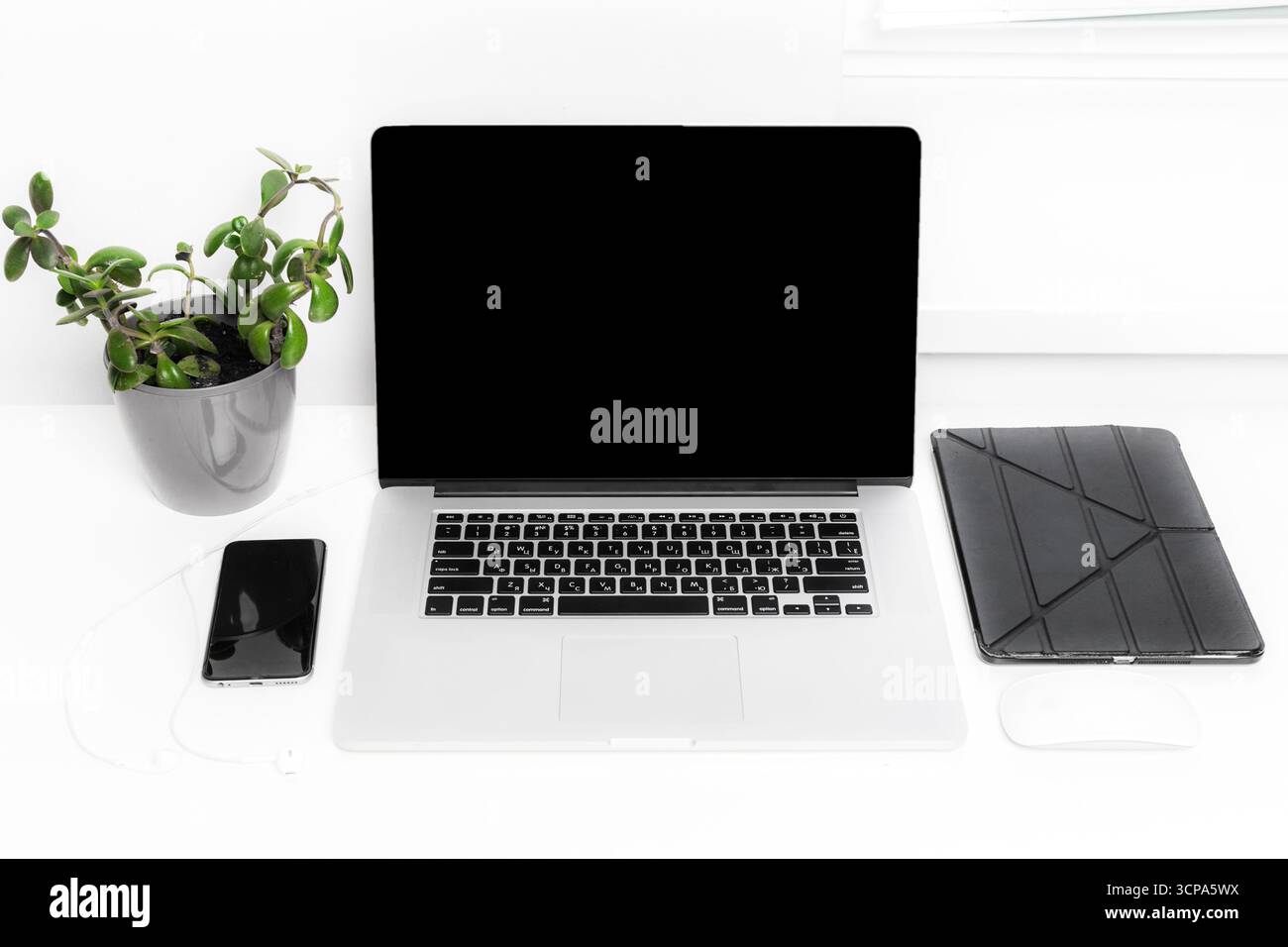 Workspace featuring tablet smartphone hi-res stock photography and ...