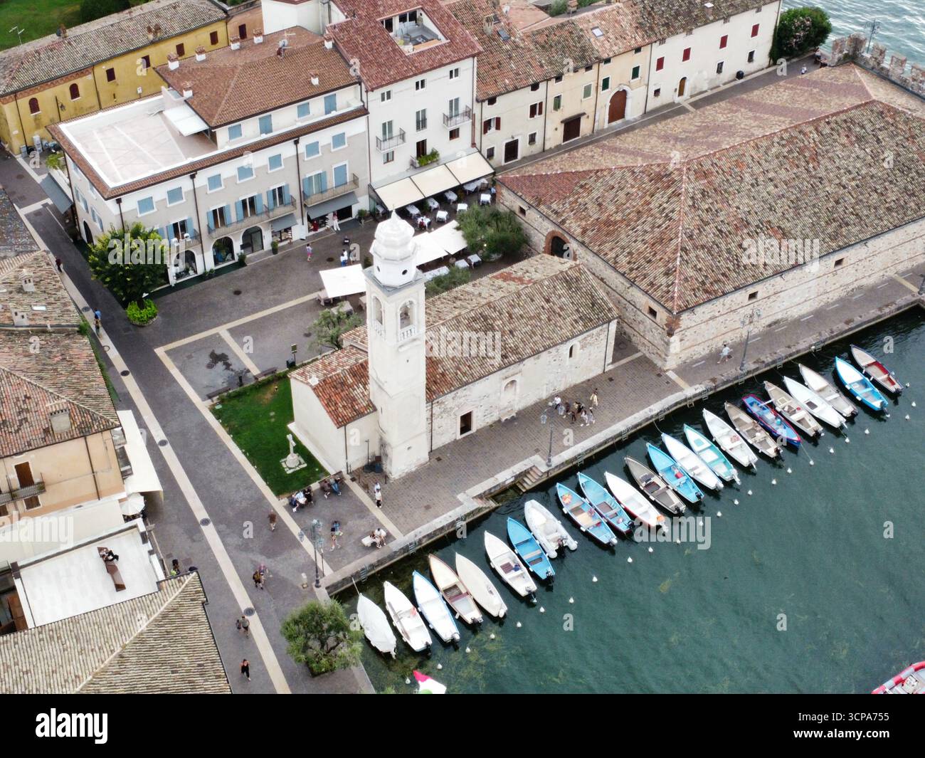 Lazise drone view hi-res stock photography and images - Alamy