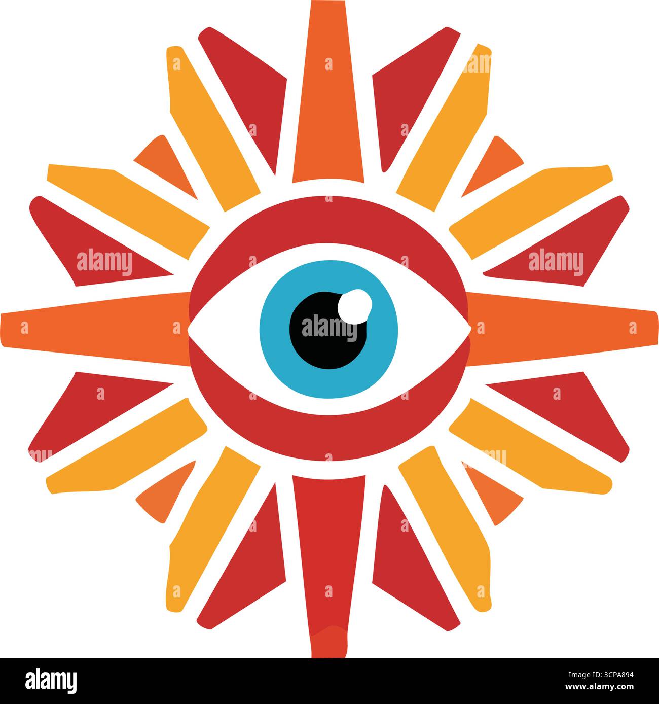 Iris in the sun Stock Vector Images - Alamy