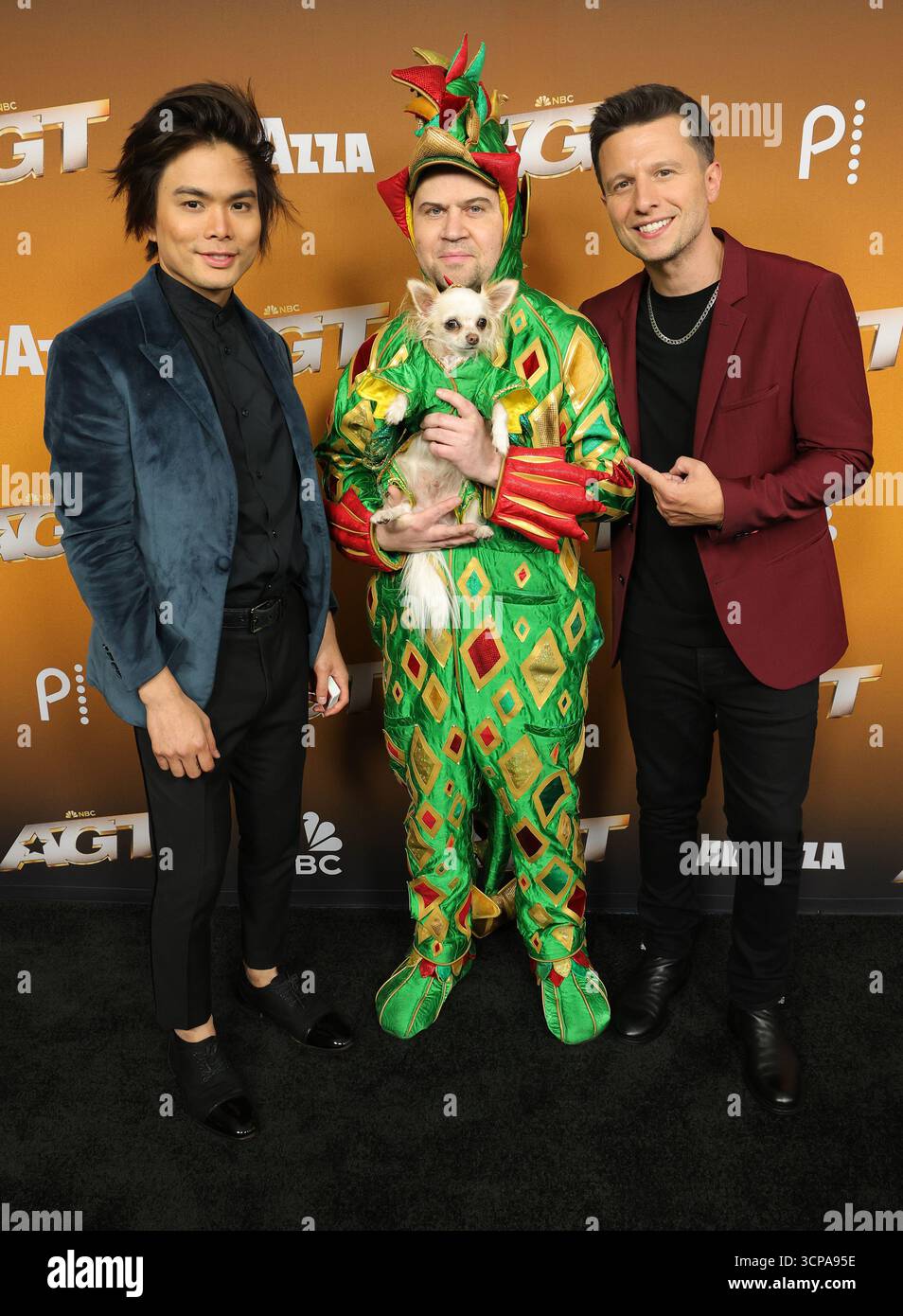 24 September 2025 . Pasadena, California - Shin Lim, Piff the Magic Dragon, Mat Franco At ...