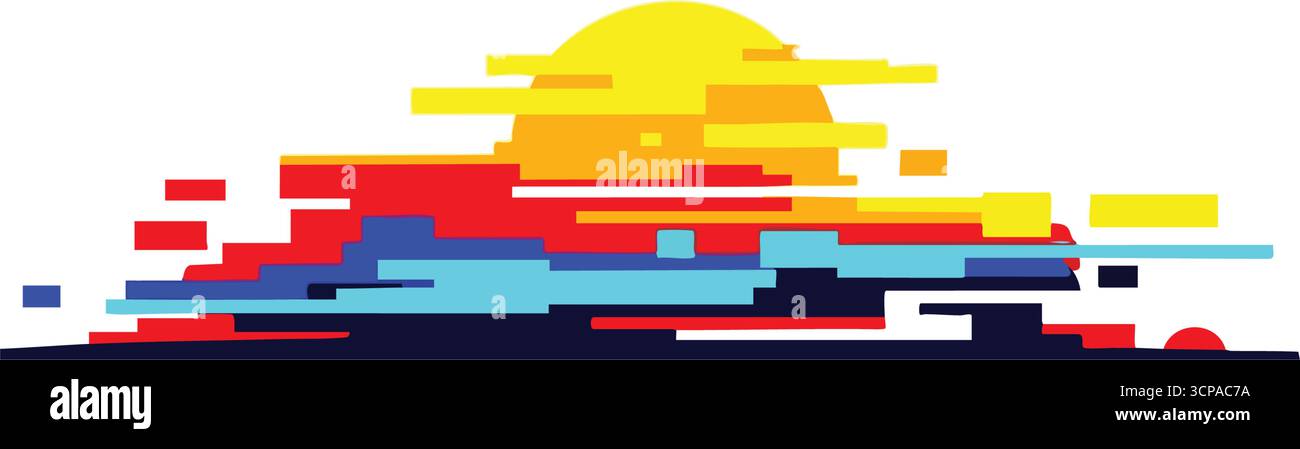 Sun rising dawn Cut Out Stock Images & Pictures - Alamy