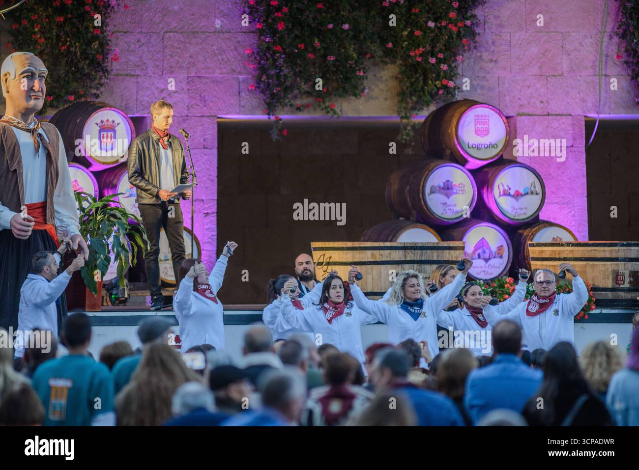 Logrono, La Rioja, SPAIN. September 24, 2025. San Mateo, Logroño ...