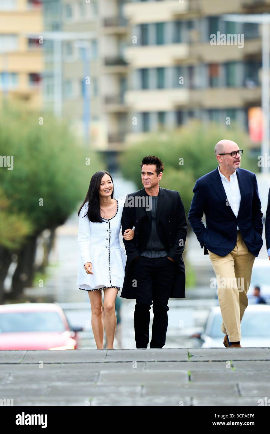 September 25, 2025, Madrid, Madrid, Spain: Fala Chen, Colin Farrell ...